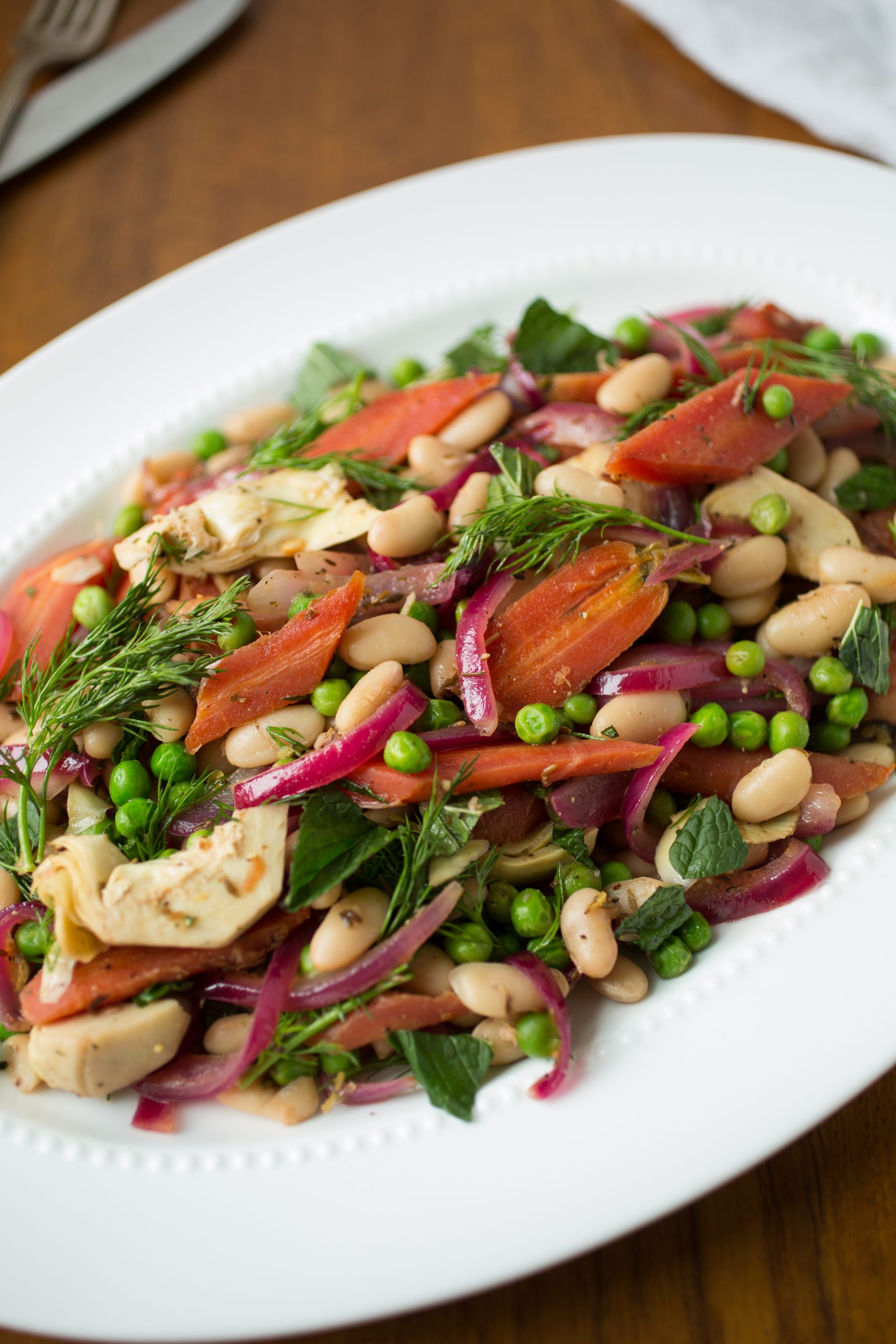 Red Carrot & White Bean Salad - Grimmway Farms