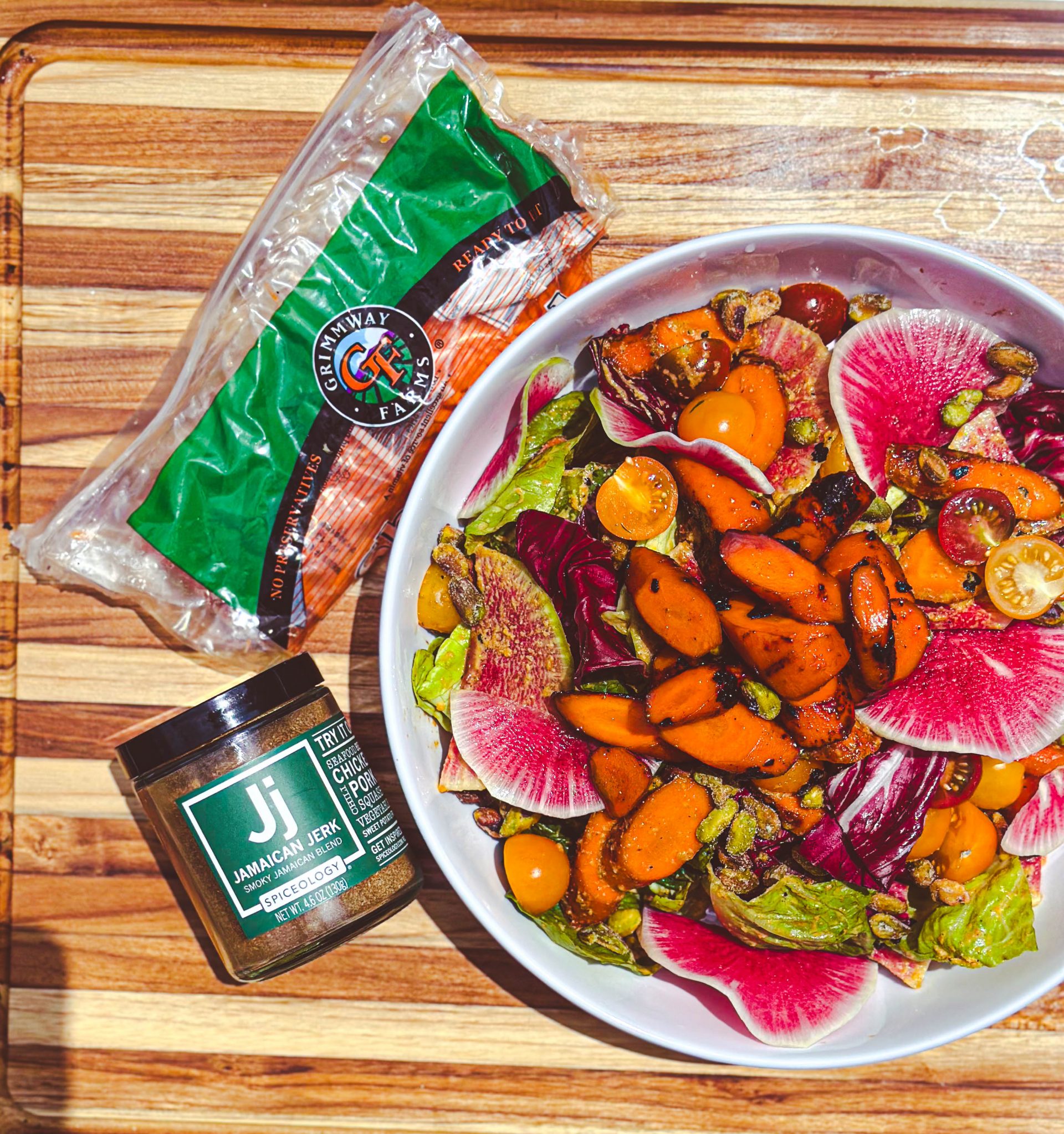 Jamaican Jerk Grilled Carrot Salad - Grimmway Farms